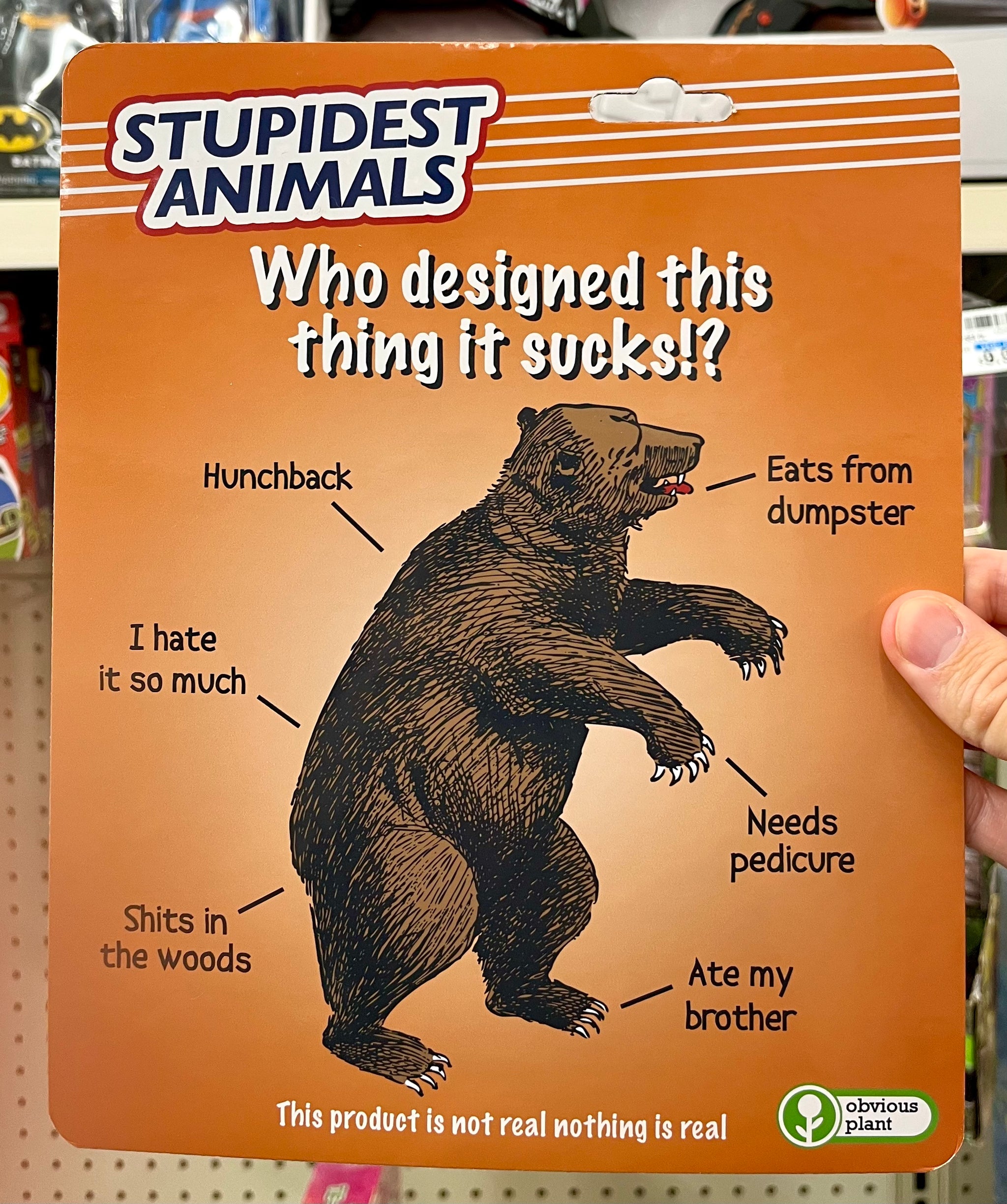 Stupidest Animals - Grizzly Bear – Obvious Plant