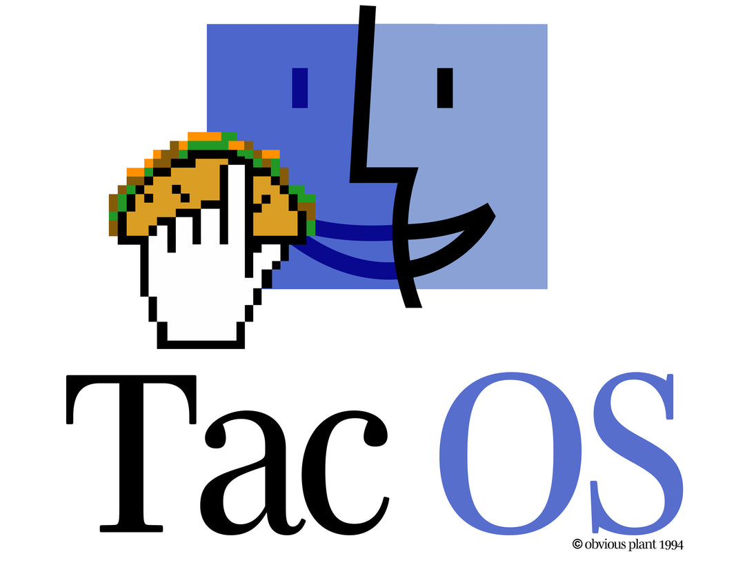 TacOS Mac OS Operating System T-Shirt – Obvious Plant