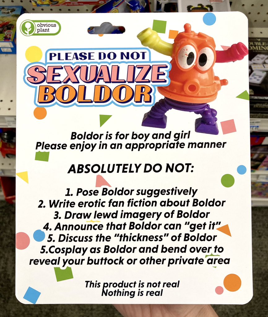 Please Do Not Sexualize Boldor – Obvious Plant